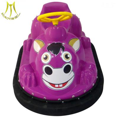 China Hansel children indoor game machine plastic ride on toy car for mall for sale