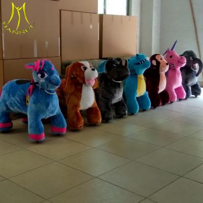 China Hansel  kids animal mountable riding dinosaur toys for shopping mall for sale