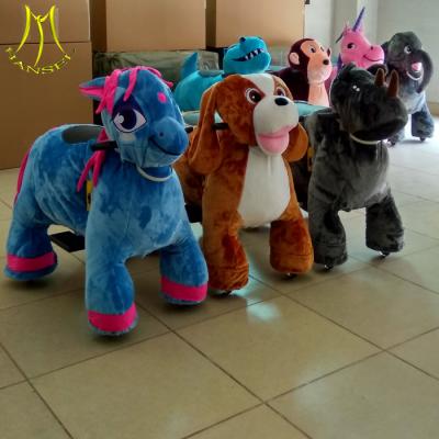 China Hansel walking horse toy for kids animal horse ride for mall indoor kids amusement rides for sale for sale