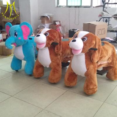 China Hansel  stuffed animal elephant ride electric ride on animal toy for family parties for sale