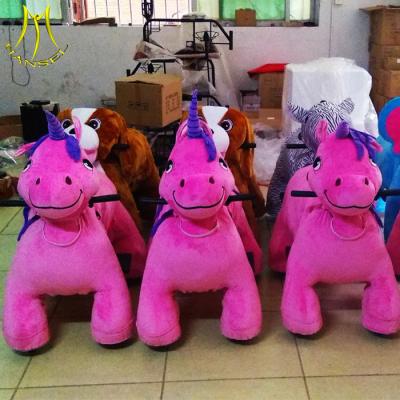 China Hansel  indoor playground battery operated walking animal bear ride on toy  for children for sale