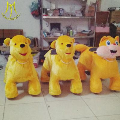 China Hansel unicorn motorized plush animal zippy zoo rides children for shopping mall for sale