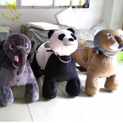 China Hansel  carnival plush toy unicorn zoo riders animal electric mountable for children for sale