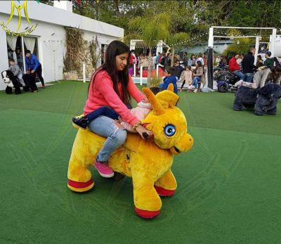 China Hansel hot selling electric stuffed walking battery operated zoo animal for sale for sale