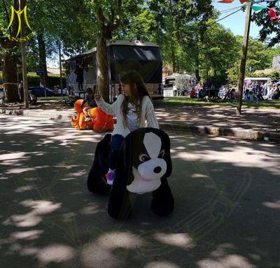 China Hansel amusement park stuffed battery animal kids electric rides on animal for sale