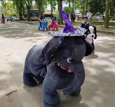 China Hansel funny kids ride on plush electric ride on animal scooter for sale for sale