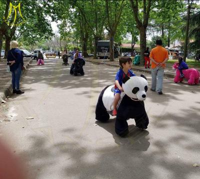China Hansel hot children amusement park big ride plush animal cars for kids for sale