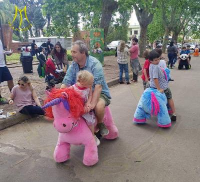 China Hansel children Zoo animals toys battery powered walking animal ride for sale
