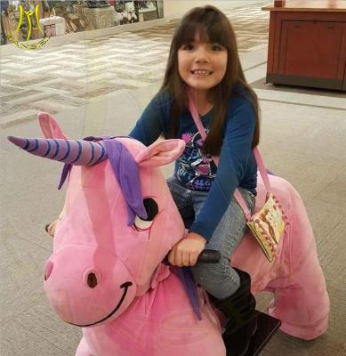China Hansel  indoor dog ride on walking toy animals for shopping mall for sale