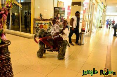 China Hansel  funny riding on coin operated dog walking machine 12v battery powered ride on dinosaur ride for sale