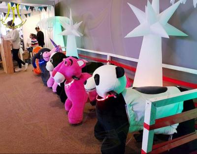 China Hansel amusement park shopping mall electric scooter stuffed ride on animals for sale