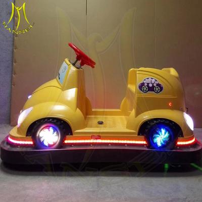 China Hansel 2018 carnival rides plastic indoor kids ride on bumper car for sale for sale