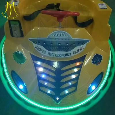 China Hansel hot selling plastic theme park toys kids electric bumper car for sale for sale