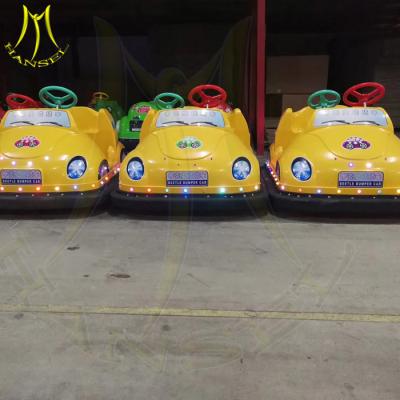 China Hansel hot selling coin operated electric plastic animal bumper car for sale