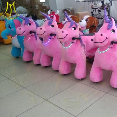 China Hansel shopping mall kids electronic stuffed plush walking animal toys for sale