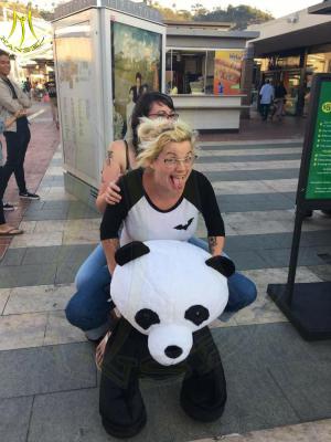 China Hansel animal motorized rides party amusement kids moto rides electric scooter panda for sale