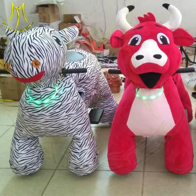 China Hansel hot selling amusement battery operated children walking plush animals for sale