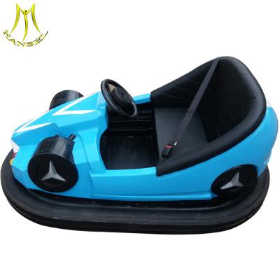China Hansel kids playground games amusement park fiberglass bumper cars for sale