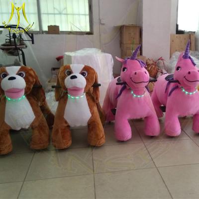 China Hansel stuffed kiddie outdoor rides battery powered animal walking toy for sale for sale