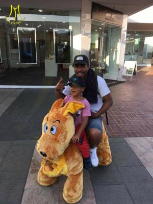 China Hansel 2018 chirstmas kid fun stuffed animal mall ride electric scooter for sales for sale