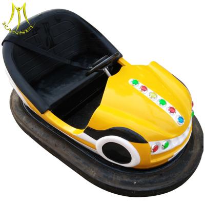 China Hansel amusement park playground equipment fiberglass bumper car for sale