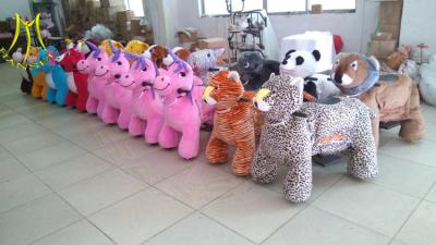 China Hansel wholesale kids indoor coin operated moving horse toys for kids for sale