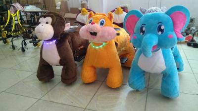 China Hansel outdoor park equipment ride on moving dog toy animal kids shopping mall for sale