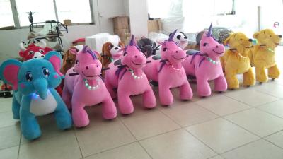 China Hansel indoor amusement park ride plush animal kiddie ride for sales for sale