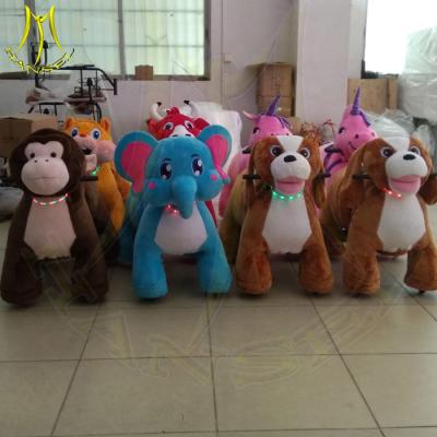 China Hansel children indoor playground battery operated animal stuffed rides for sale for sale