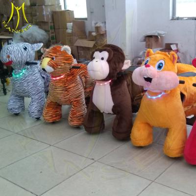 China Hansel amusement coin operated mountable animal electric toy rides for sale for sale