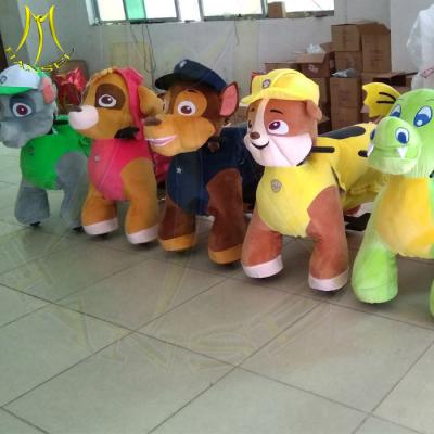 China Hansel amusement park indoor playground electric kids plush riding animals for sale