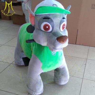 China Hansel children playground games walking stuffed animal electric ride for mall for sale