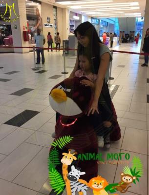 China Hansel indoor children coin operated electric ride on toy unicorn in mall for sale