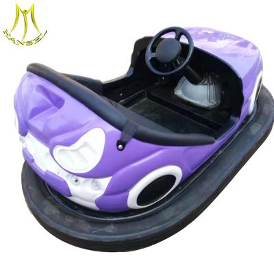 China Hansel  kids game center toys amusement machine new fiberglass bumper car for sale