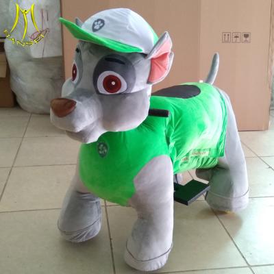 China Hansel  coin operated walking rides 12v battery powered ride on dinosaur ride Guangzhou for sale