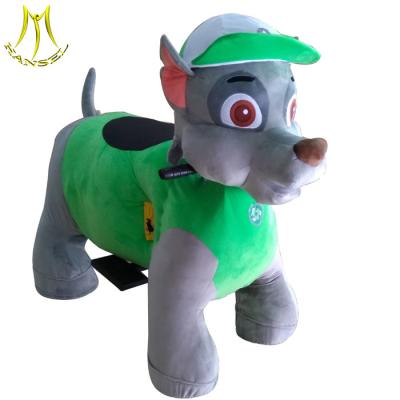 China Hansel battery operated moving electric stuffed motorized animal scooters for sale