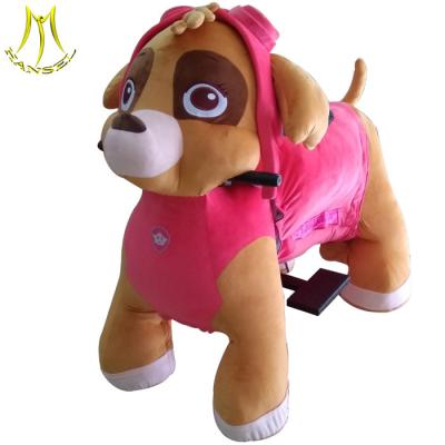 China Hansel adult ride on walking toys electric kiddie ride on plush animals for sale