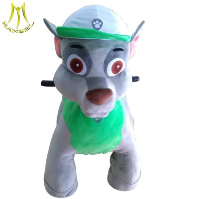 China Hansel amusement walking plush animal horse electric scooter for kids for sale