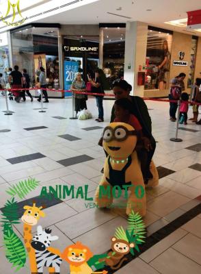 China Hansel indoor playground equipment coin operated riding animal mall toy for sale