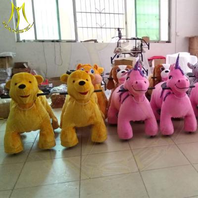 China Hansel amusement park electric kids stuffed toy animal rides for sale for sale
