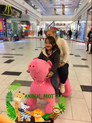 China Hansel shopping mall moving zippy pets ride electric toy dog on wheels for sale