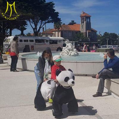 China Hansel hot sale mental frame plush animal kiddie ride supplier for sale