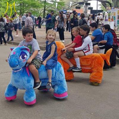 China Hansel  children plush animal horse pony toy car ride from Panyu for sale