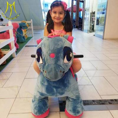 China Hansel guangzhou electronic toys walking adult ride on plush animals for sale