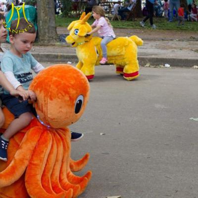 China Hansel hot selling children plush battery operated zoo animal toys for sale