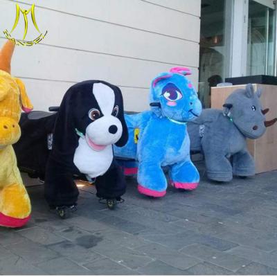 China Hansel kids birthday animal scooter toys large stuff animals with battery for sale