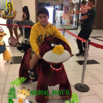 China Hansel amusement park stuffed battery animal kids electric rides on animal for sale
