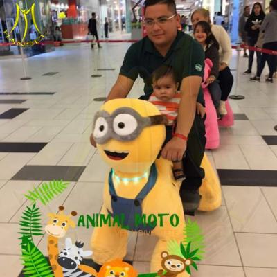 China Hansel amusement children electric walking scooters ride on animal toy car for sale