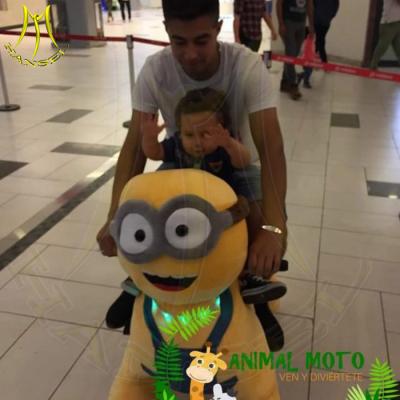 China Hansel children battery operated animal walking stuffed rides for kids for sale