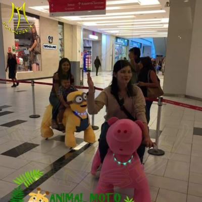 China Hansel amusement park games plush electric ride on animal for sale for sale